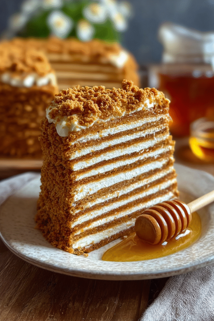 Authentic Russian Honey Cake – The Best Traditional Recipe (2025)